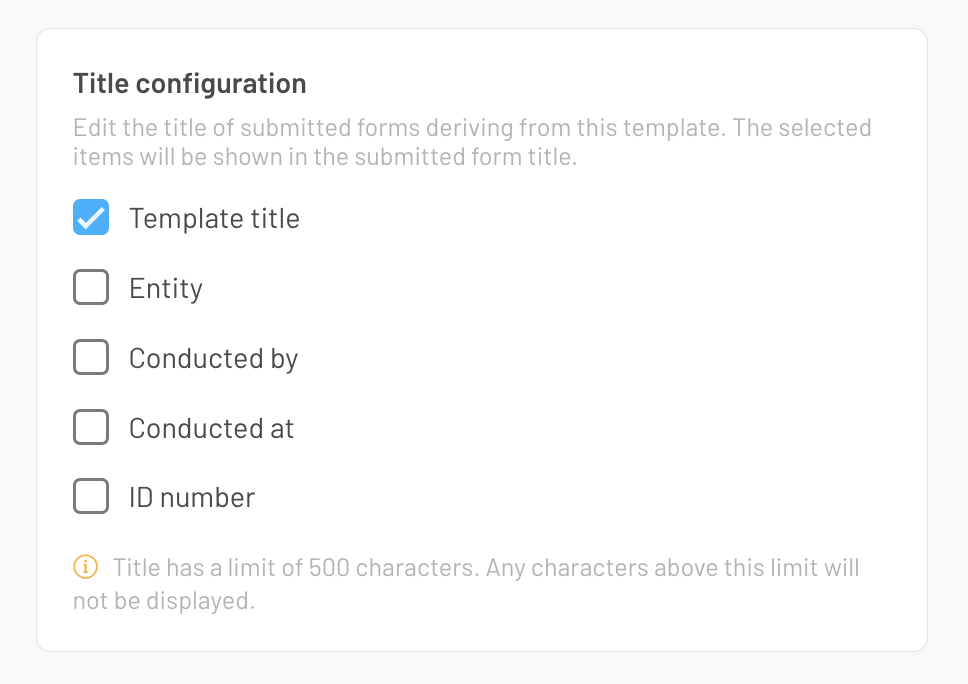 Customize Report Titles
