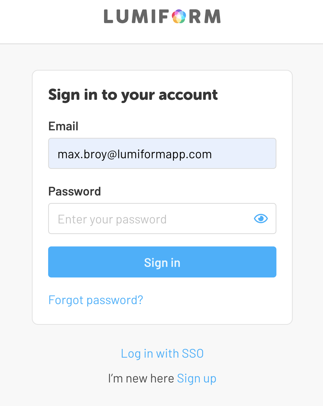 Getting Started: Overview of Lumiform